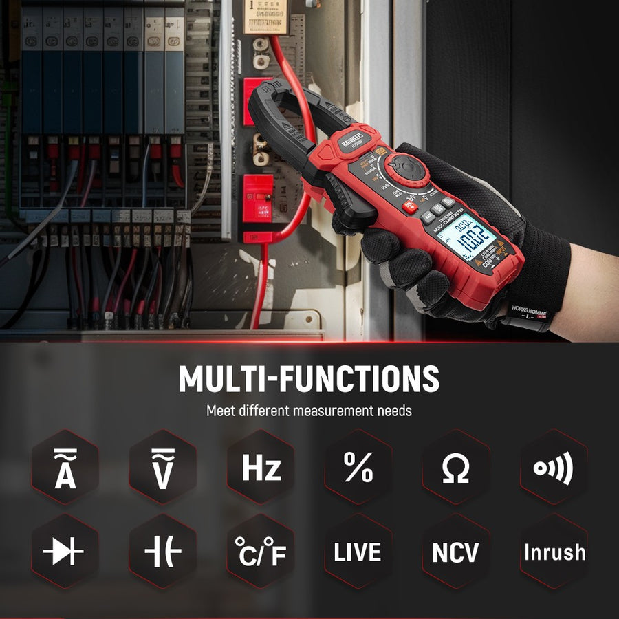 KAIWEETS HT208F Inrush Digital Clamp Meter | KAIWEETS