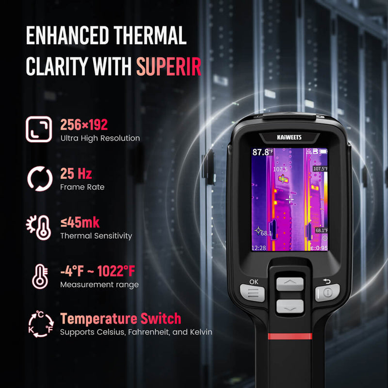 KAIWEETS KTI-W02 PRO 256*192 Thermal Camera