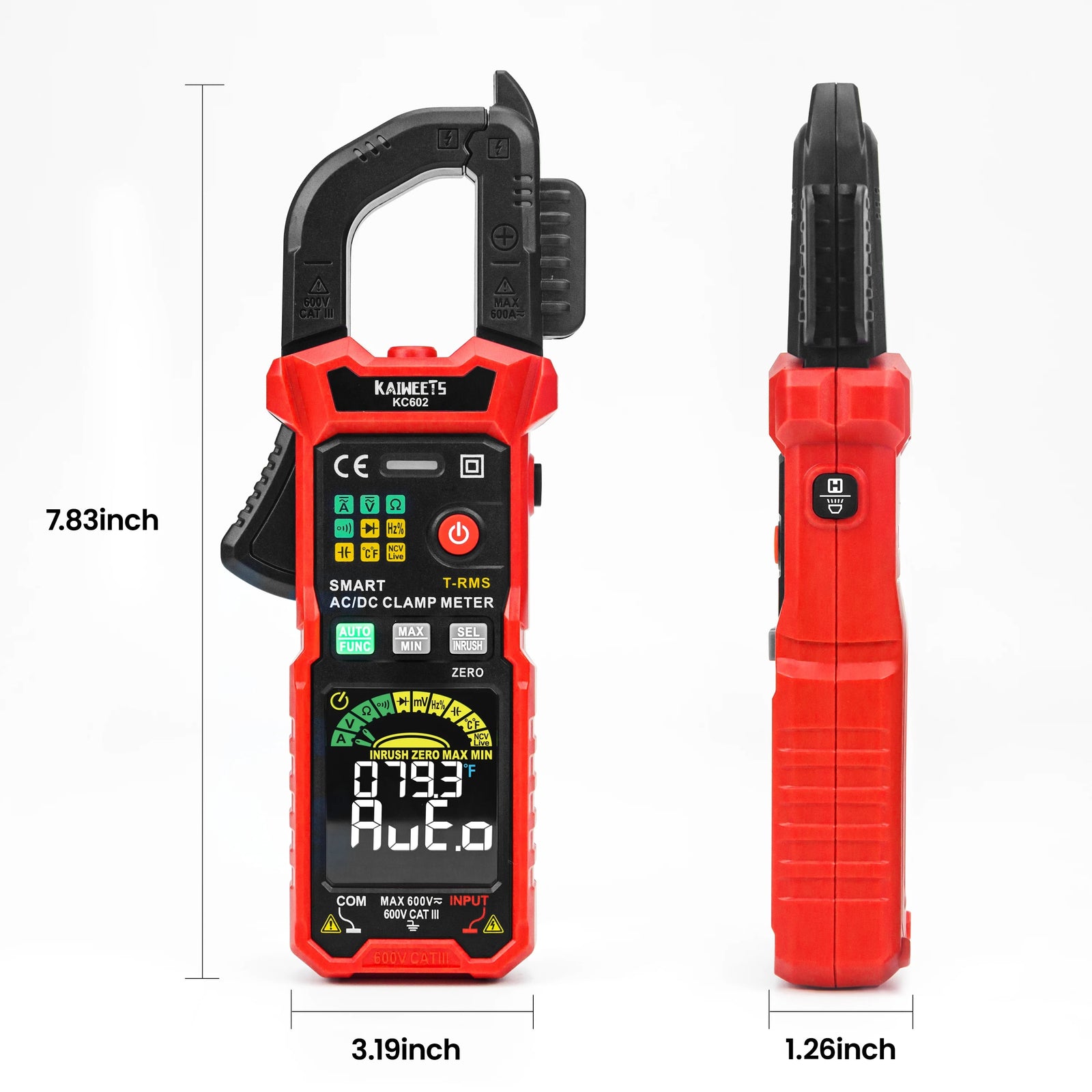 KAIWEETS KC602 Smart Digital Clamp Meter | KAIWEETS