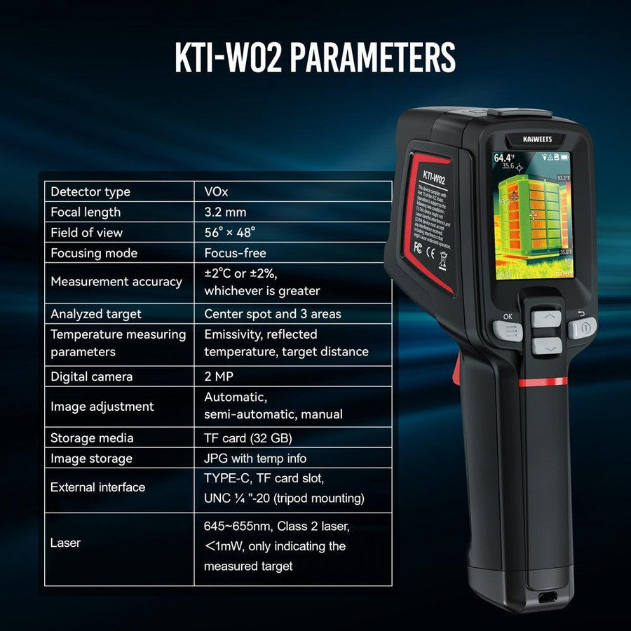 KAIWEETS KTI-W02 256*192 Thermal Imaging Camera